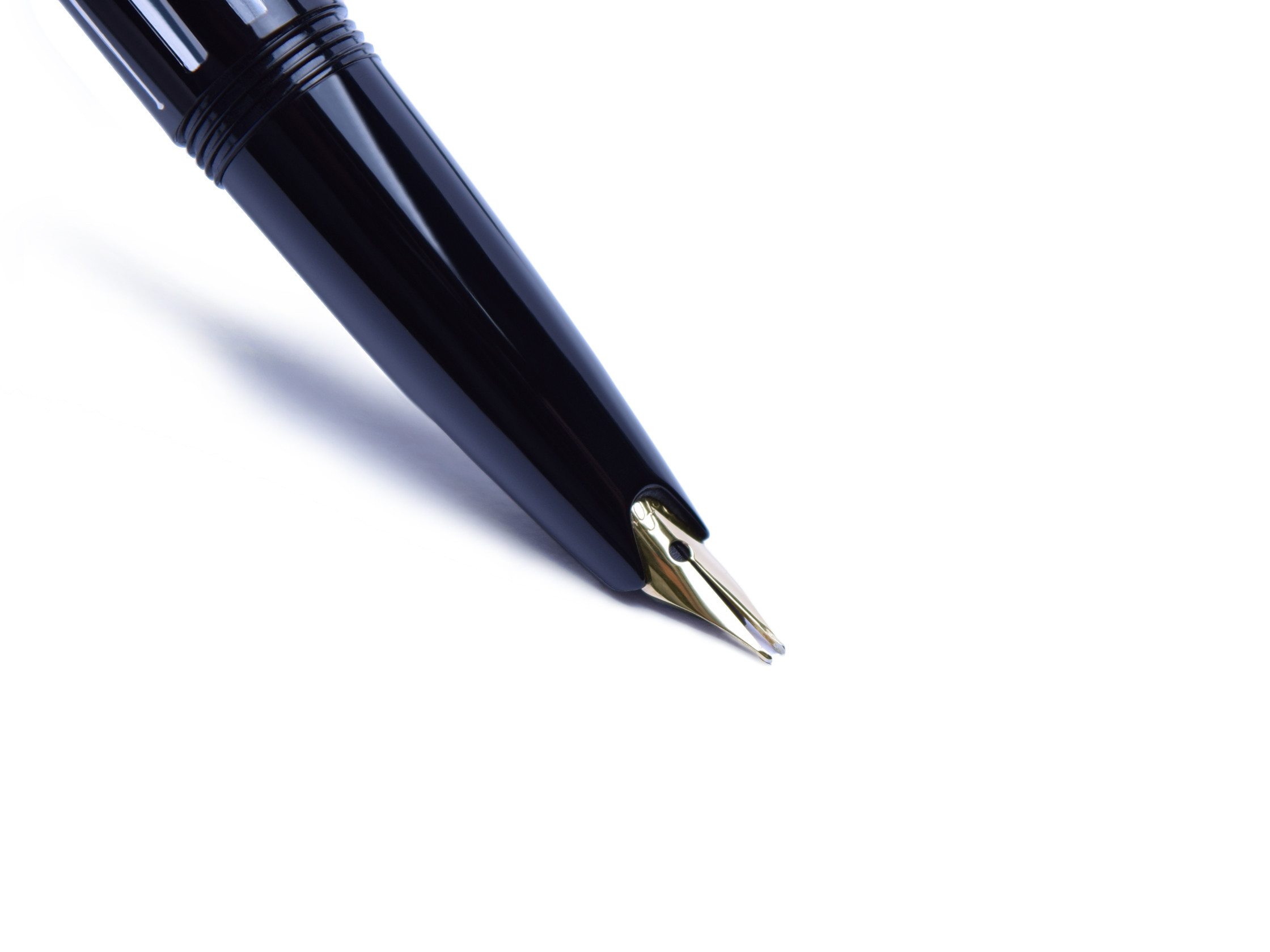 Rare NOS 1960's Reform 6488 Round Hooded Fully Flexible 14K Gold EF nib ...