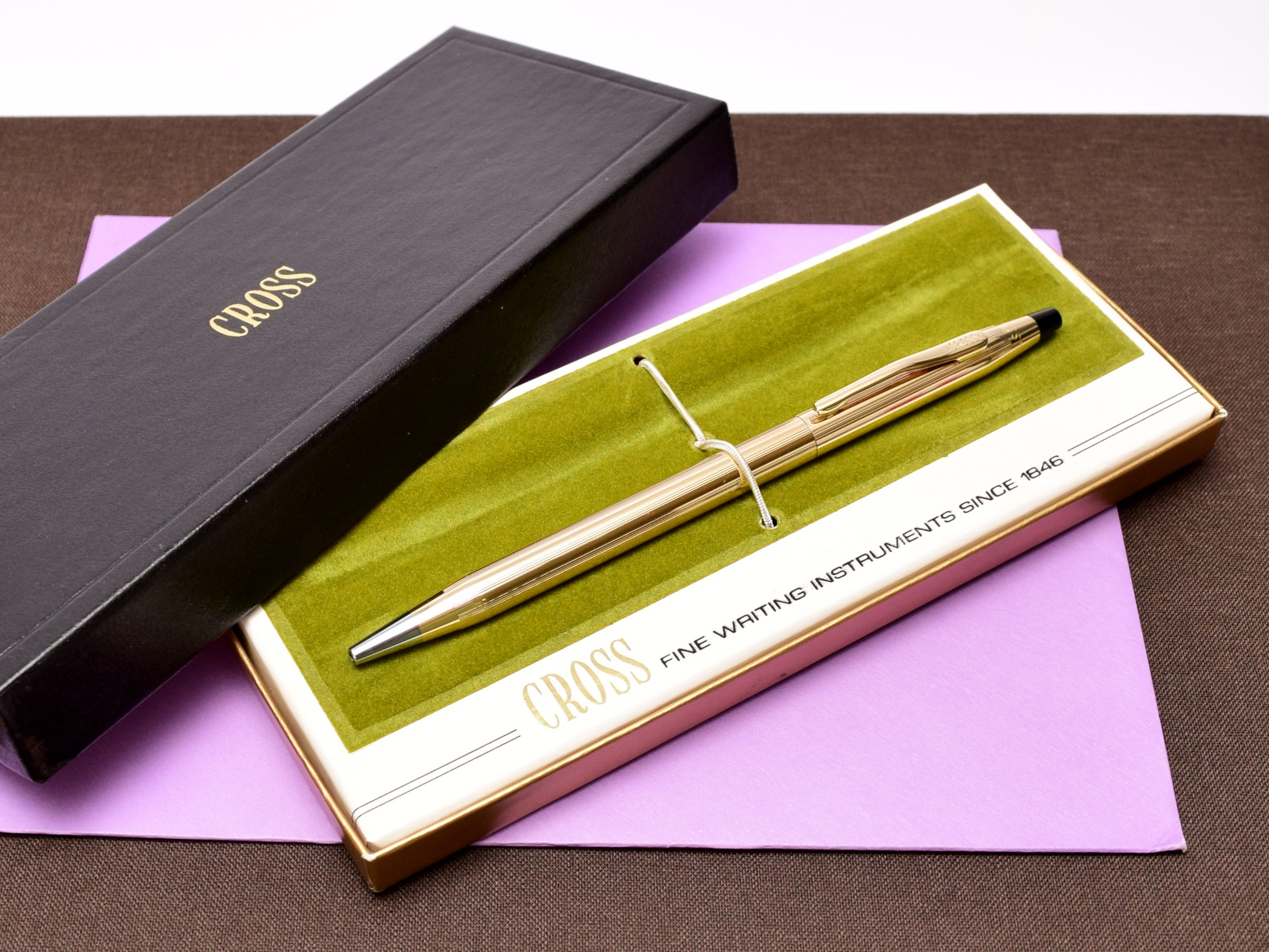 Vintage Cross Classic Century 12K Gold Filled Twist Mechanism Ballpoint ...