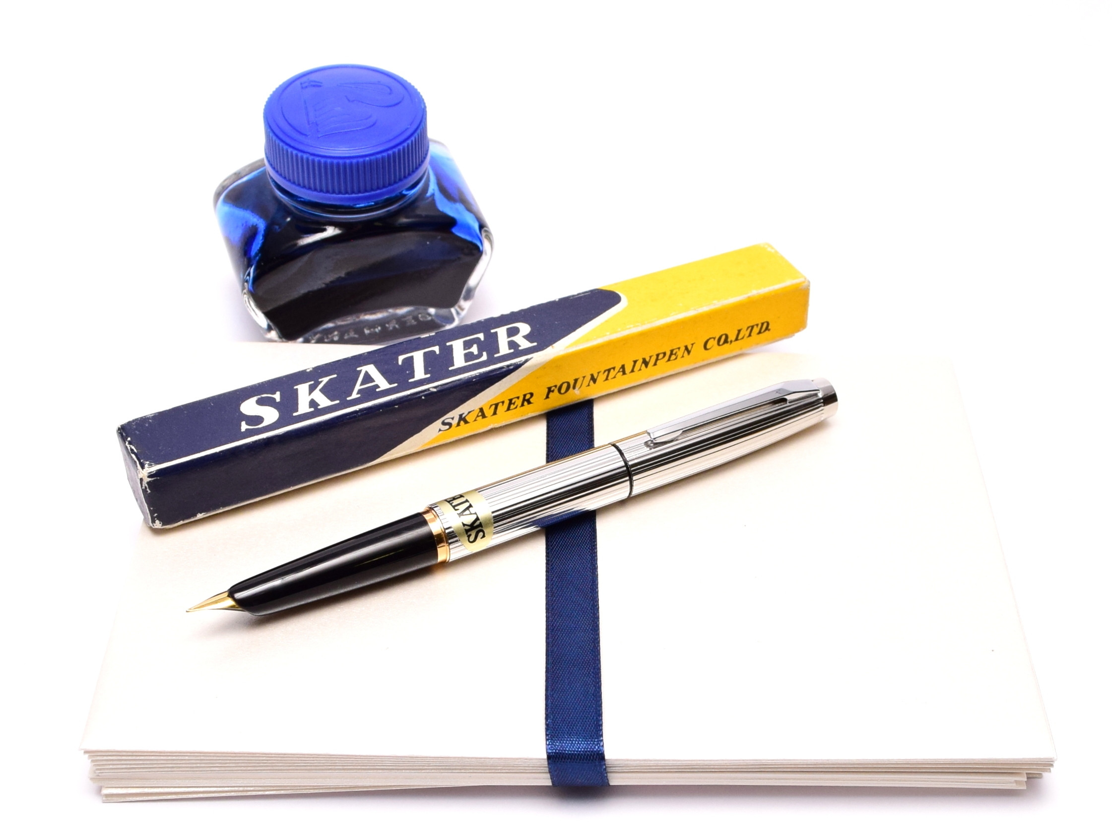 NOS Vintage Skater EF Extra Fine Steel Nib Fountain Pen with Aerometric ...