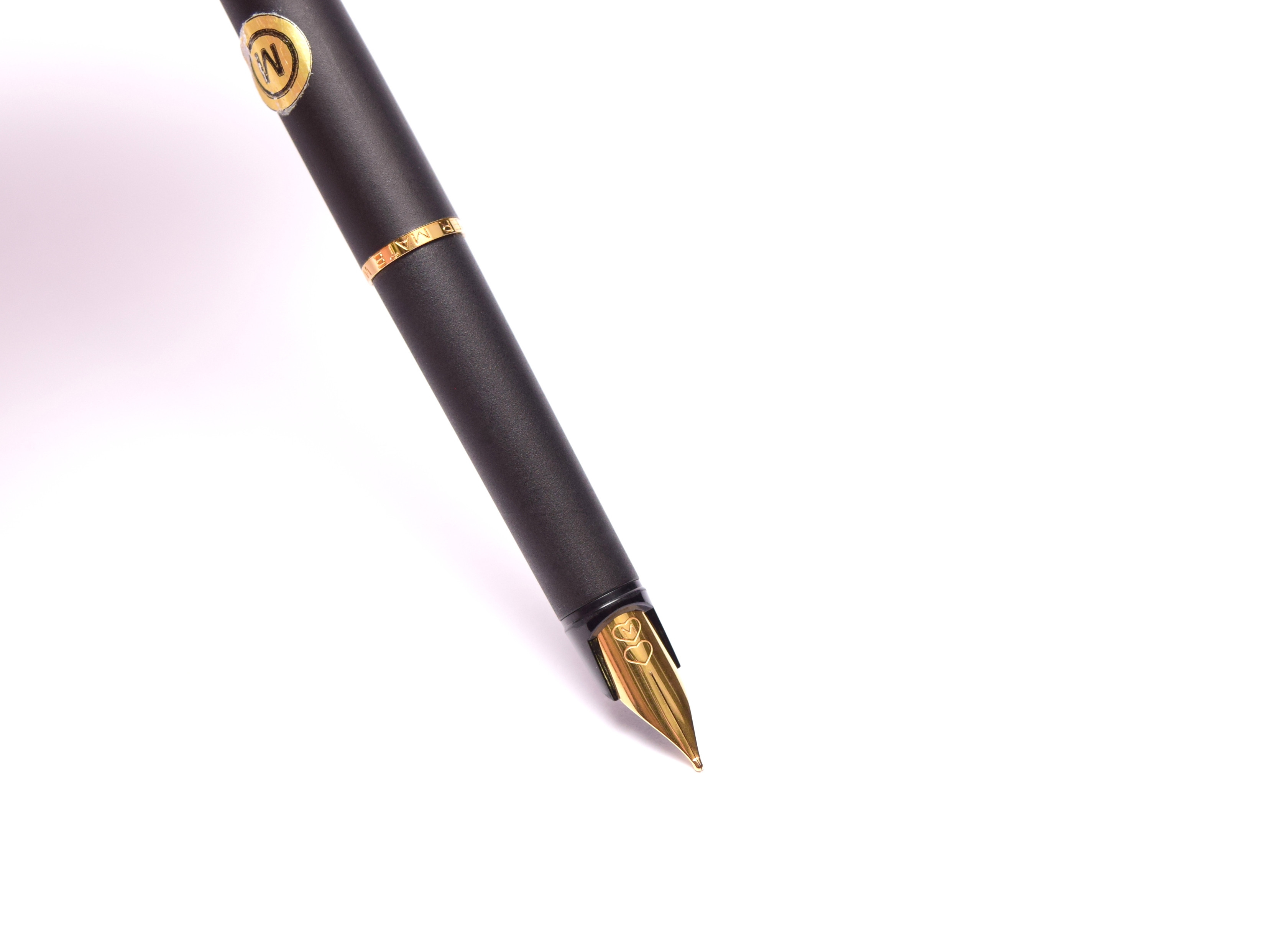 Paper Mate M Medium Nib Fountain Pen Push Button Ballpoint Pen ...