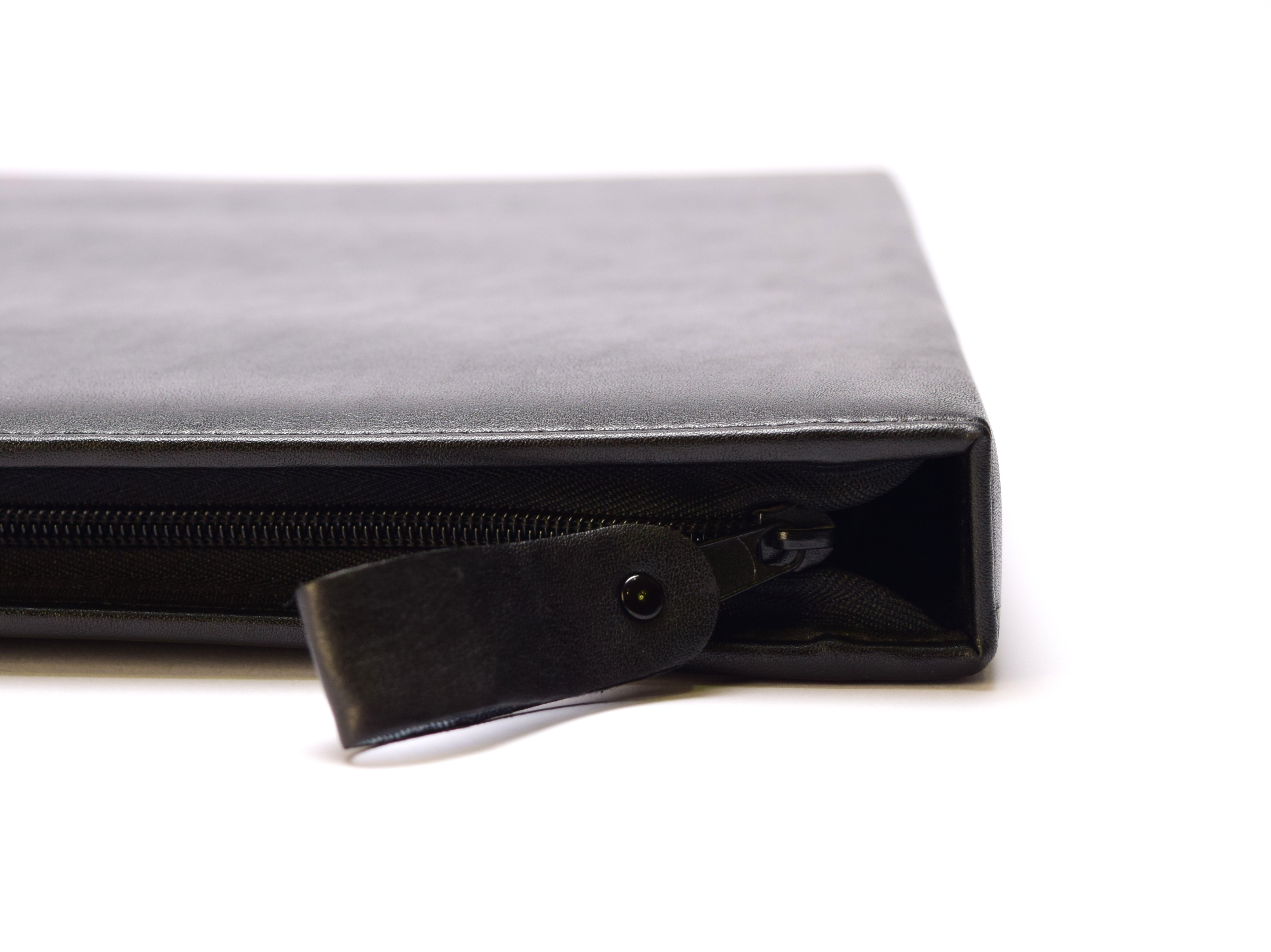 Rare Rotring 48 Slots High Quality Black PU Leather Zipper Pouch ...