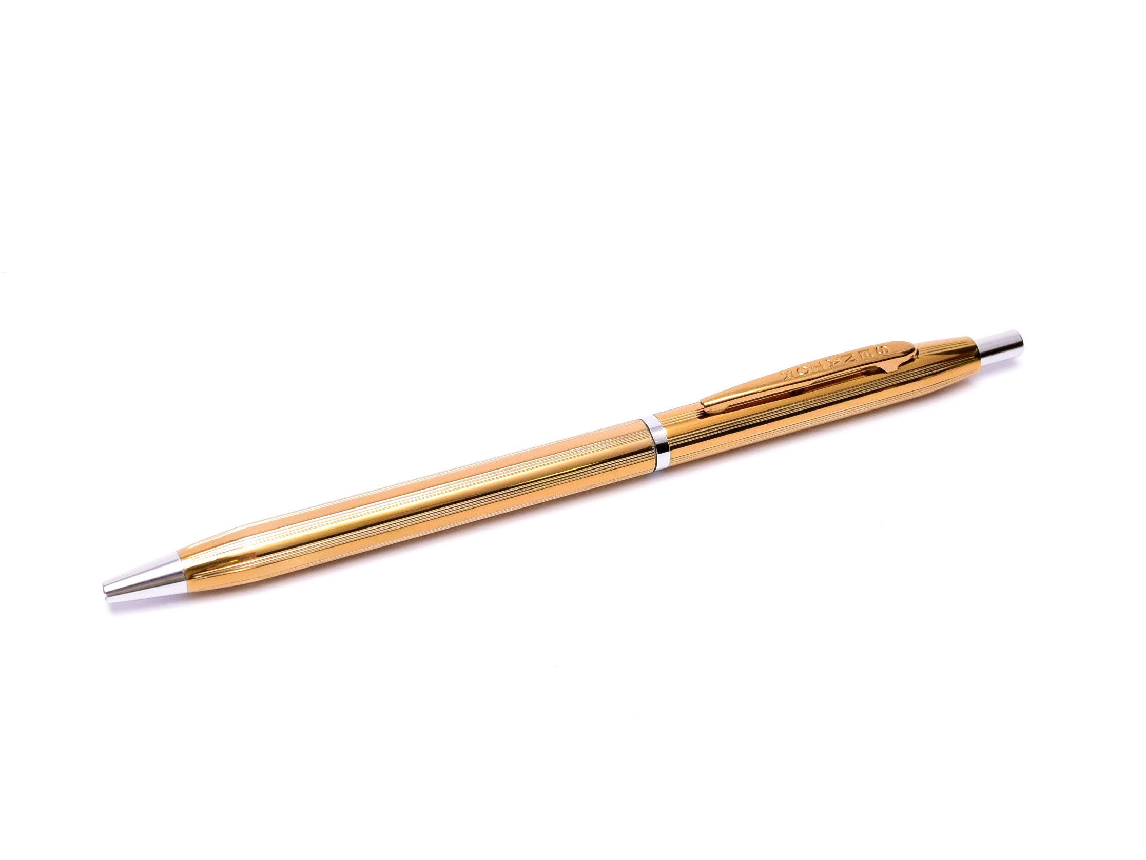 Vintage Senator Gold Plated Push Button Mechanism Ballpoint Pen & 1 ...