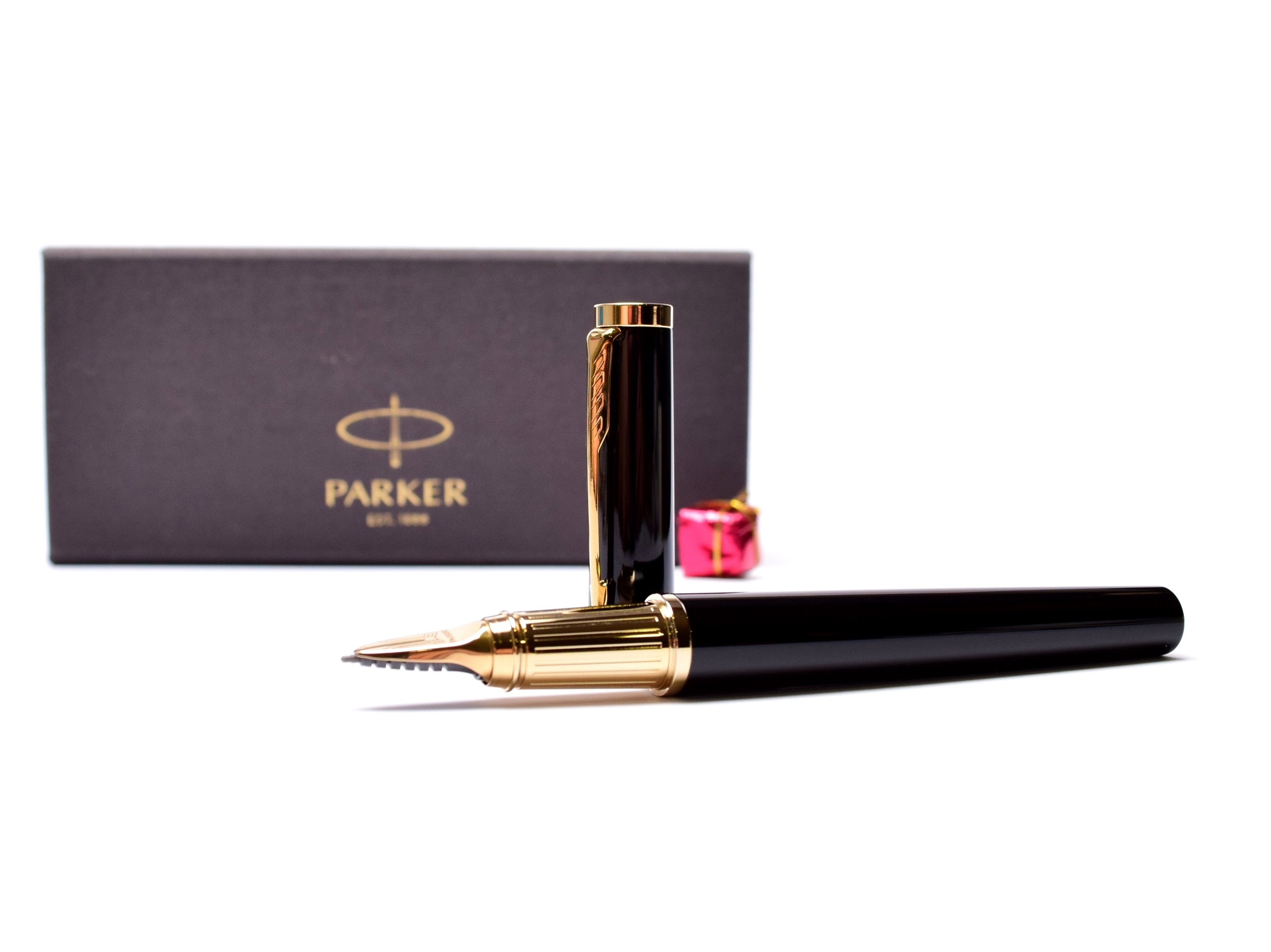 NOS Parker Ingenuity 5th Technology Black Lacquer & Gold Plate ...