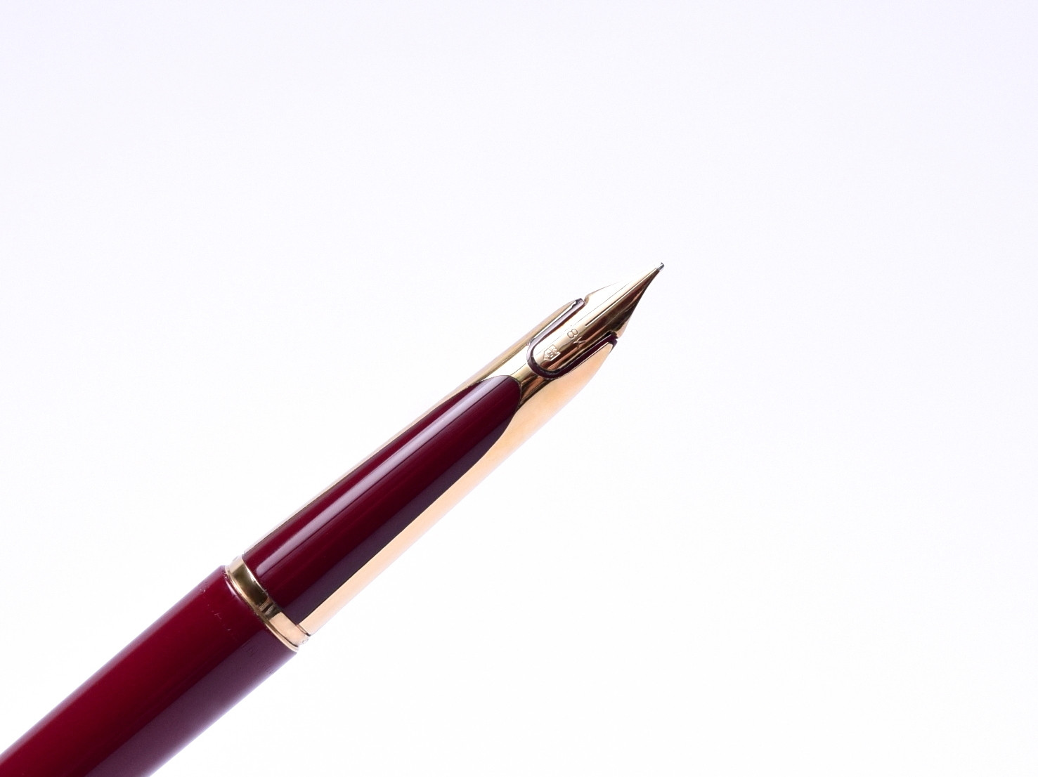 1957 Waterman C/F (CF) Gold Filled & Burgundy Red Resin - First ...