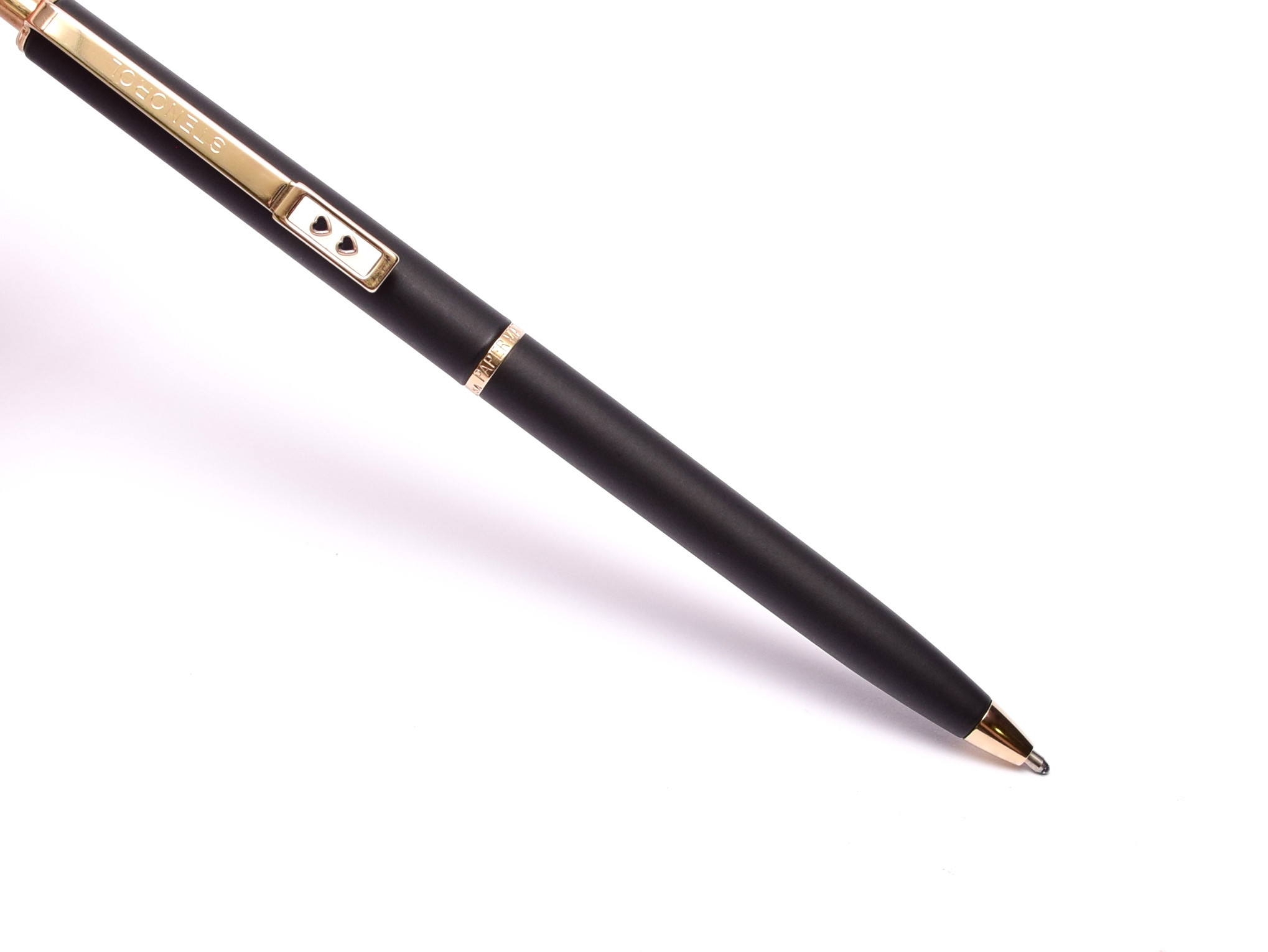 Paper Mate M Medium Nib Fountain Pen Push Button Ballpoint Pen ...