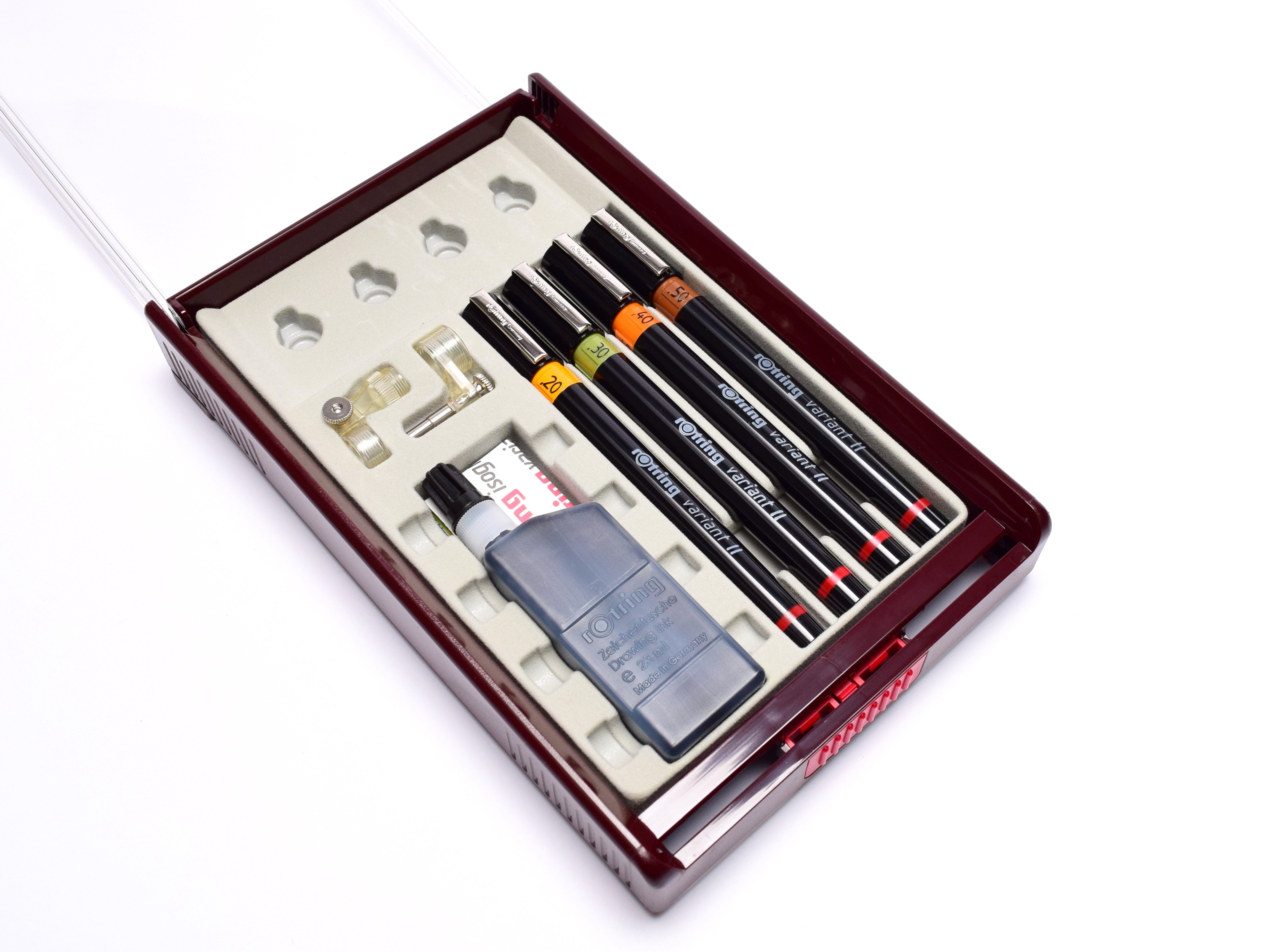 NOS Vintage Rotring Variant II 4 Technical Pens 0.20mm, 0.30mm, 0.40mm ...