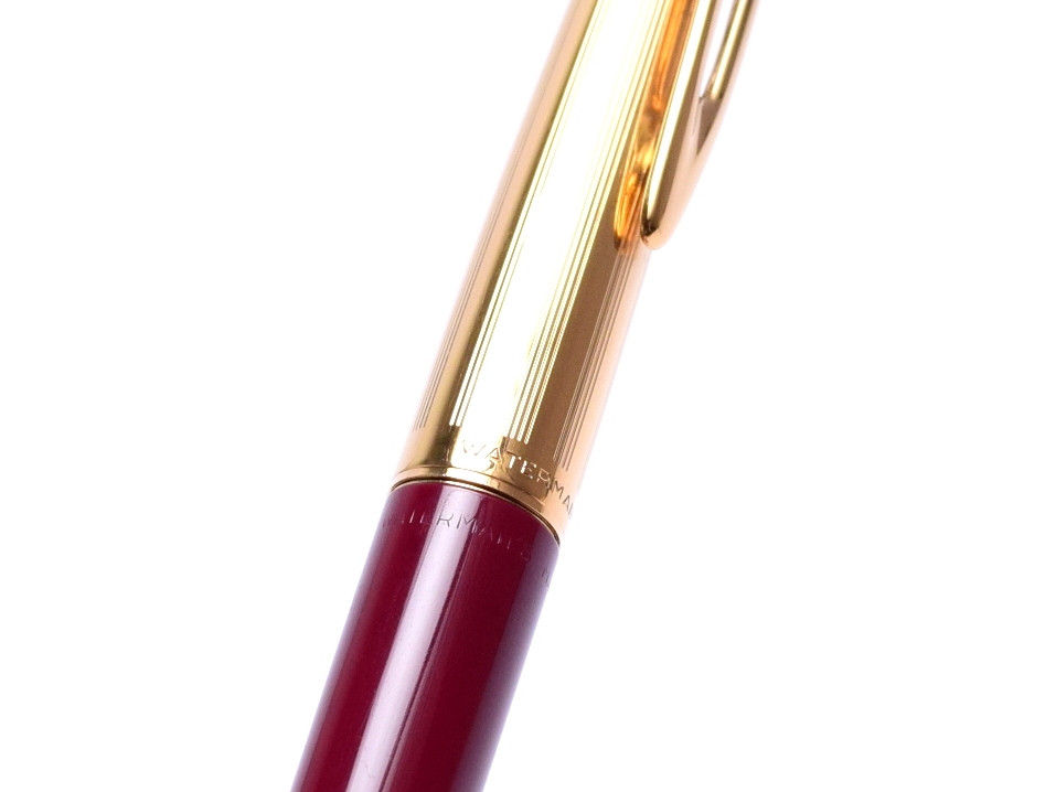 1957 Waterman C/F (CF) Gold Filled & Burgundy Red Resin - First ...
