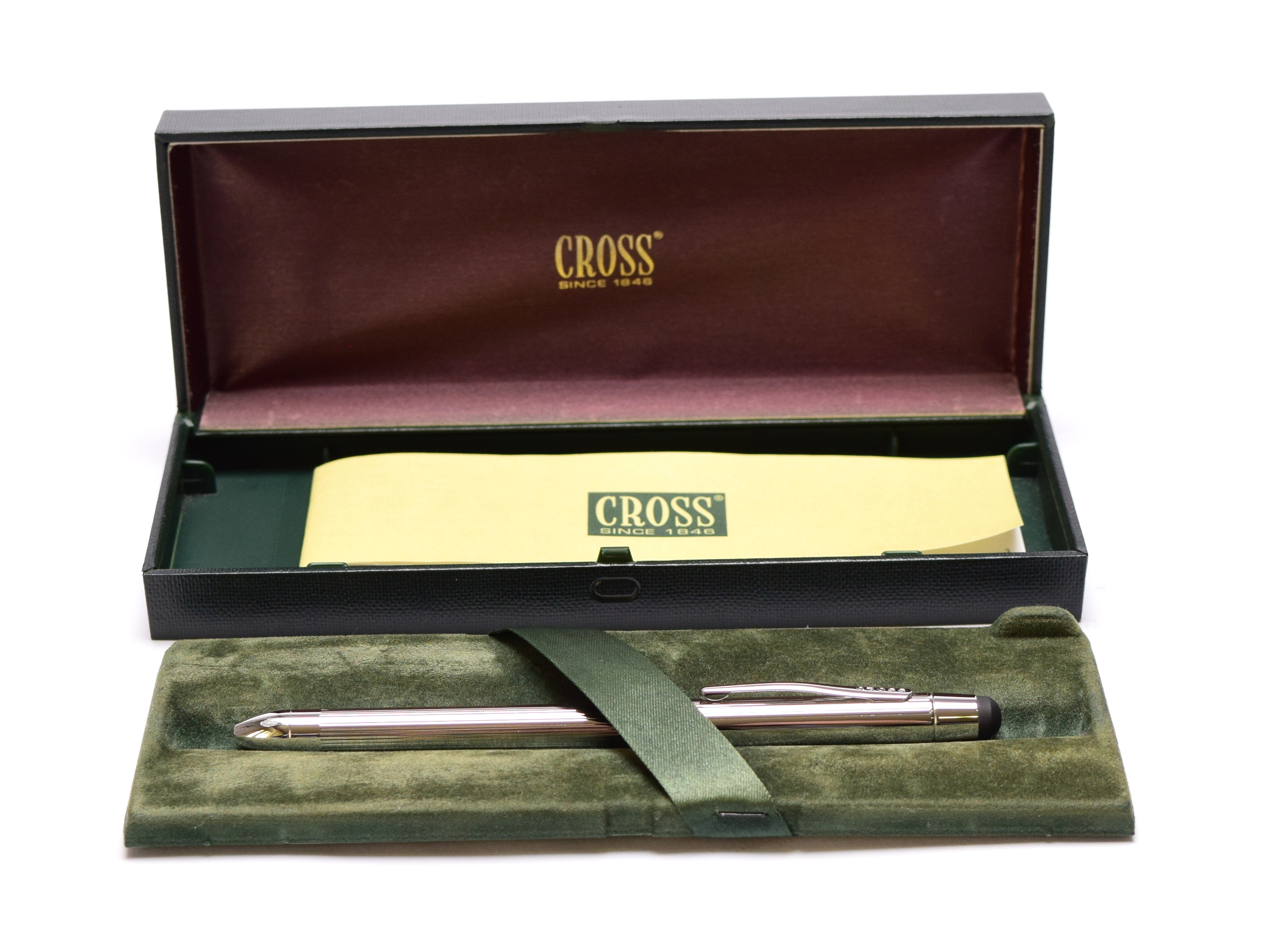 NOS New Cross Tech 3 Combo 3 in 1 Red & Black Ballpoint Multi Pen ...