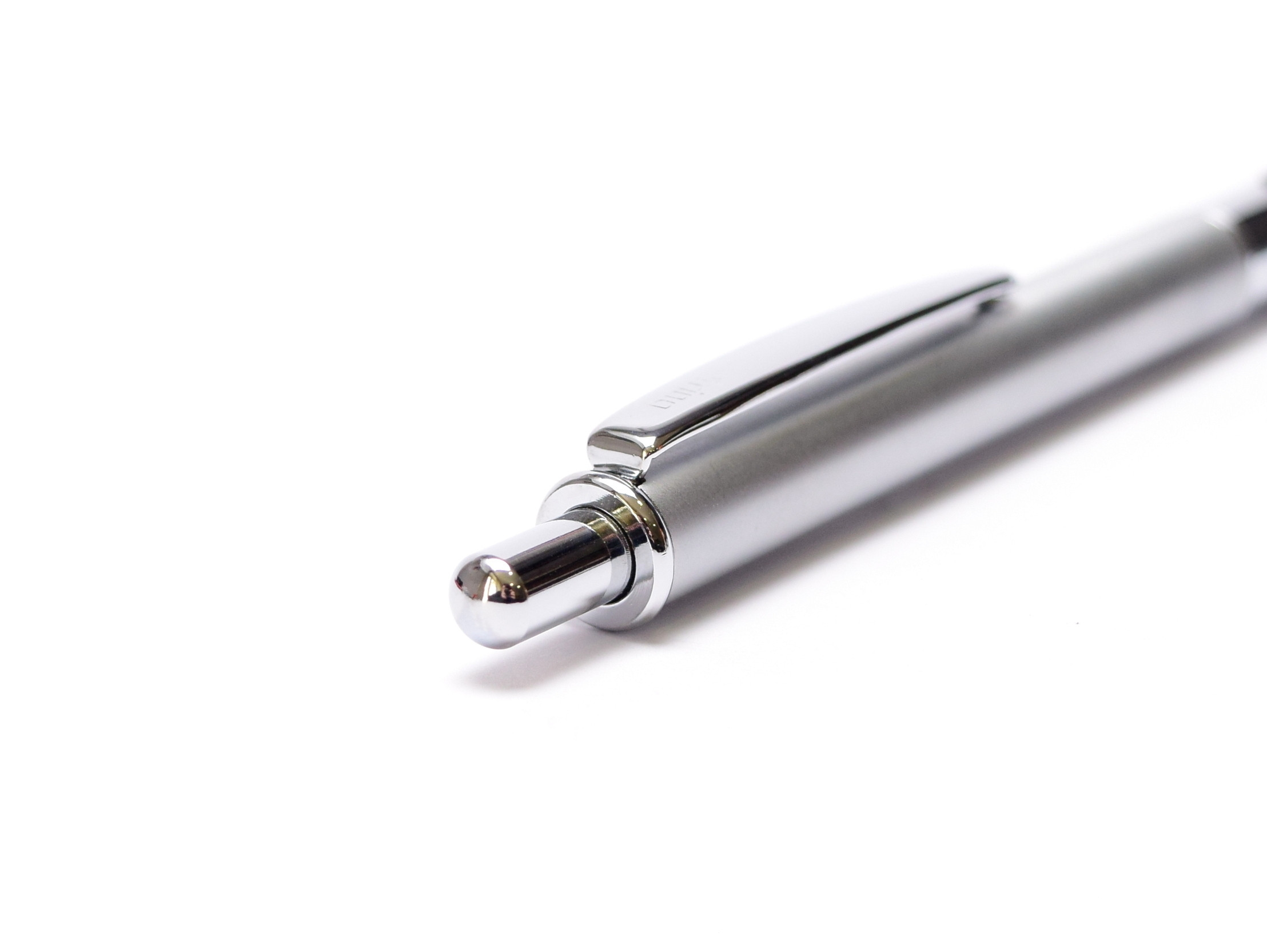 NOS New Rotring Athens Cushioned Quad Grip Matte Chrome Black & Silver ...