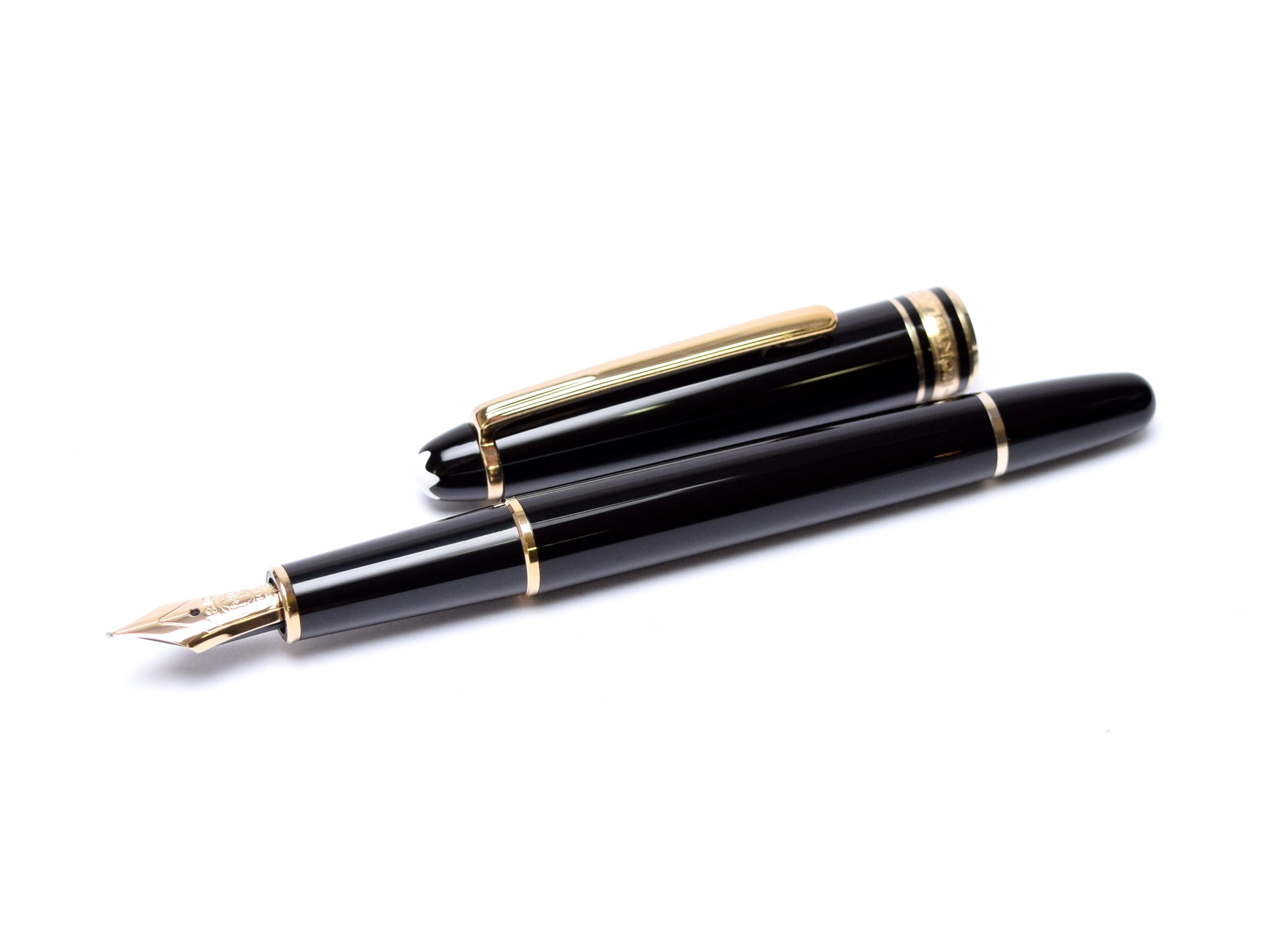 1990s MONTBLANC 144 164 & 165 Meisterstuck Classic Fountain & Ballpoint ...