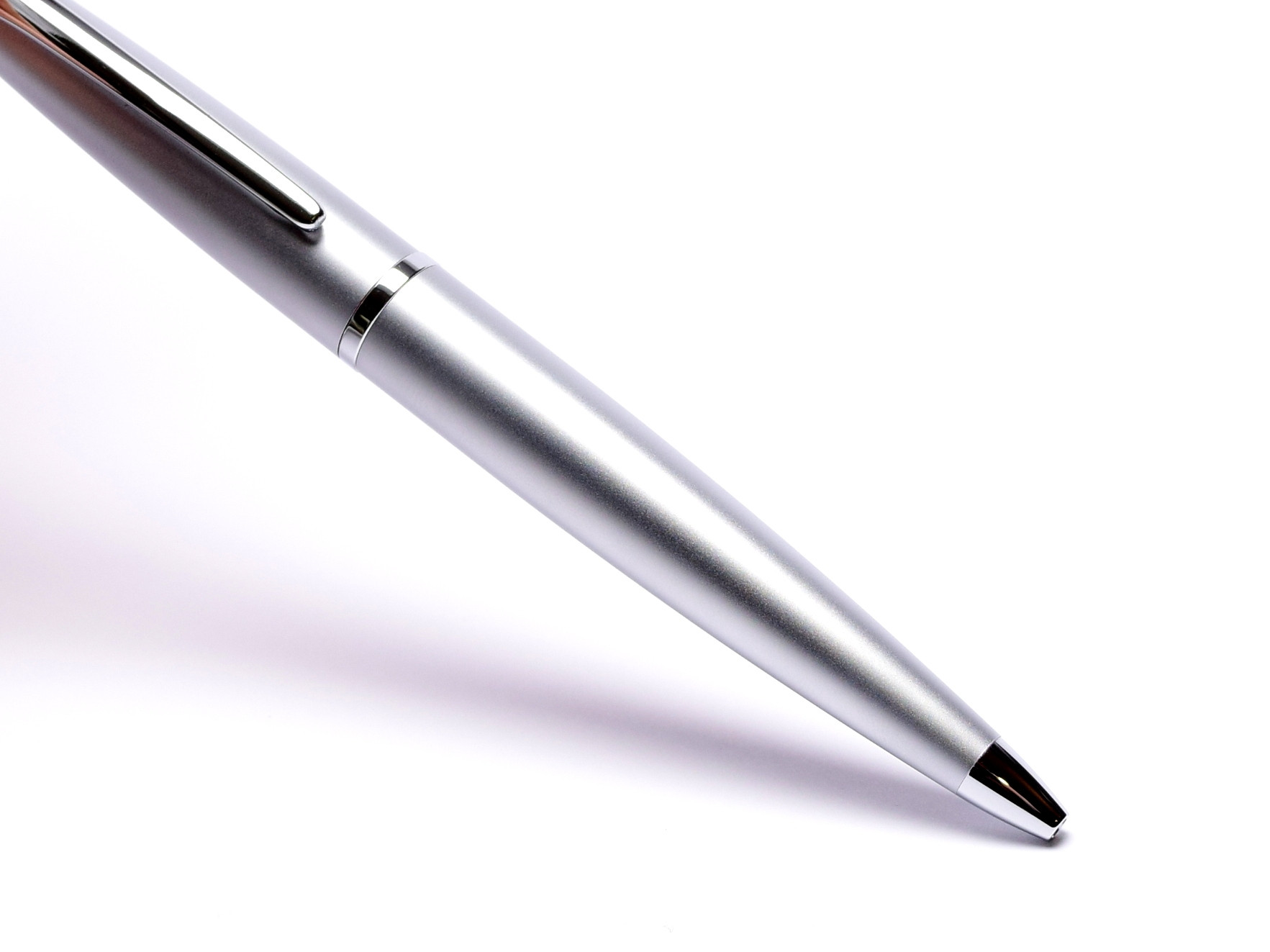 NOS Cross ATX Pure Chrome Mat Silver Ballpoint Twist Retract Mechanism ...