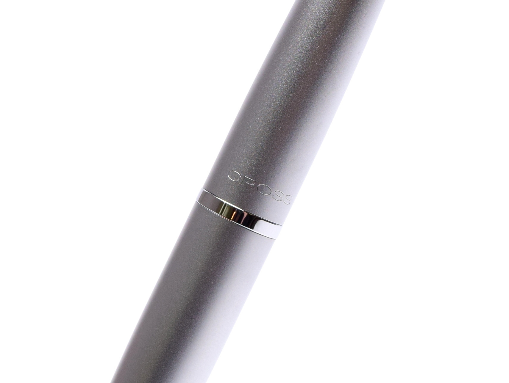 NOS Cross ATX Pure Chrome Mat Silver Ballpoint Twist Retract Mechanism ...