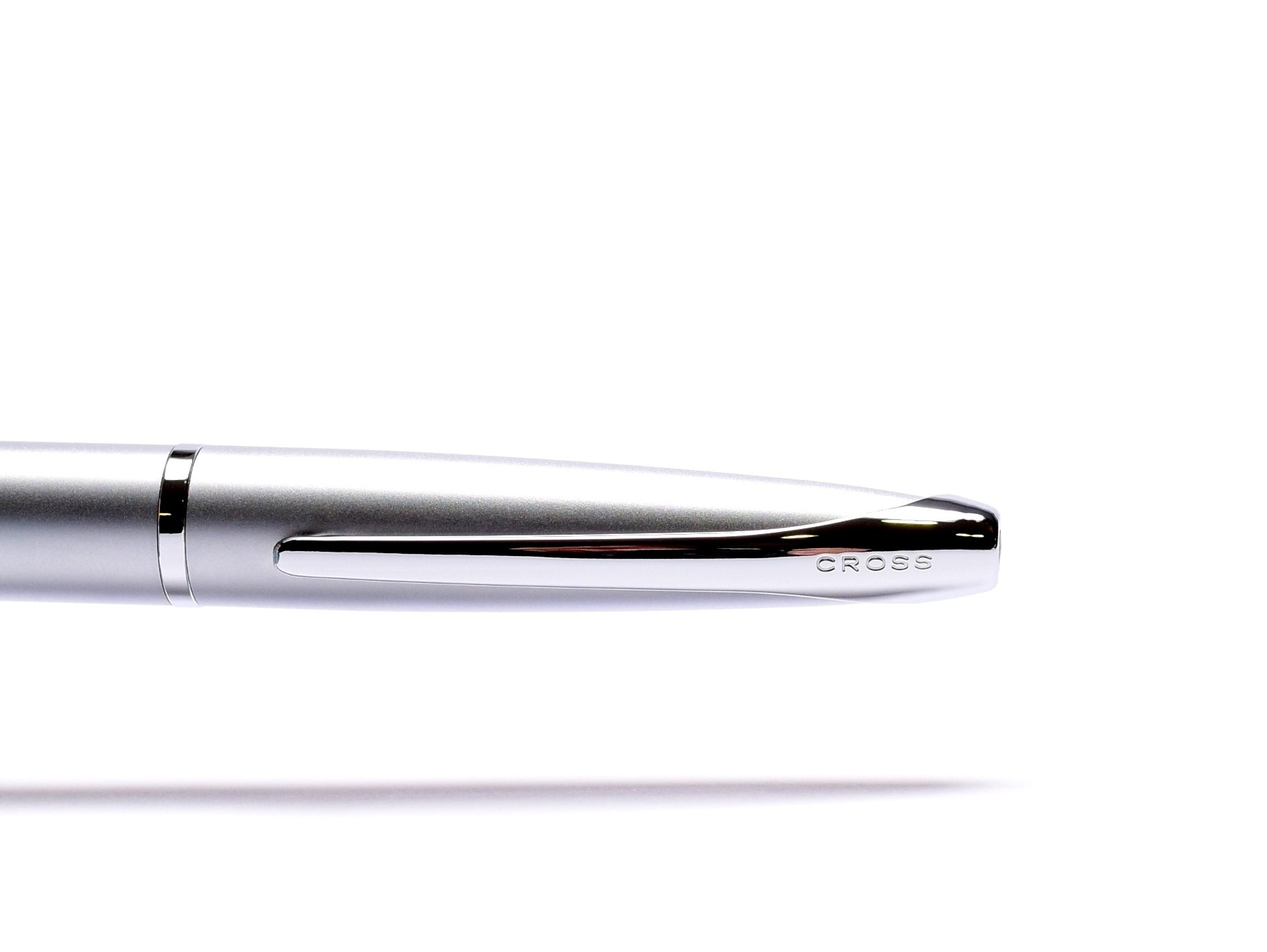 NOS Cross ATX Pure Chrome Mat Silver Ballpoint Twist Retract Mechanism ...