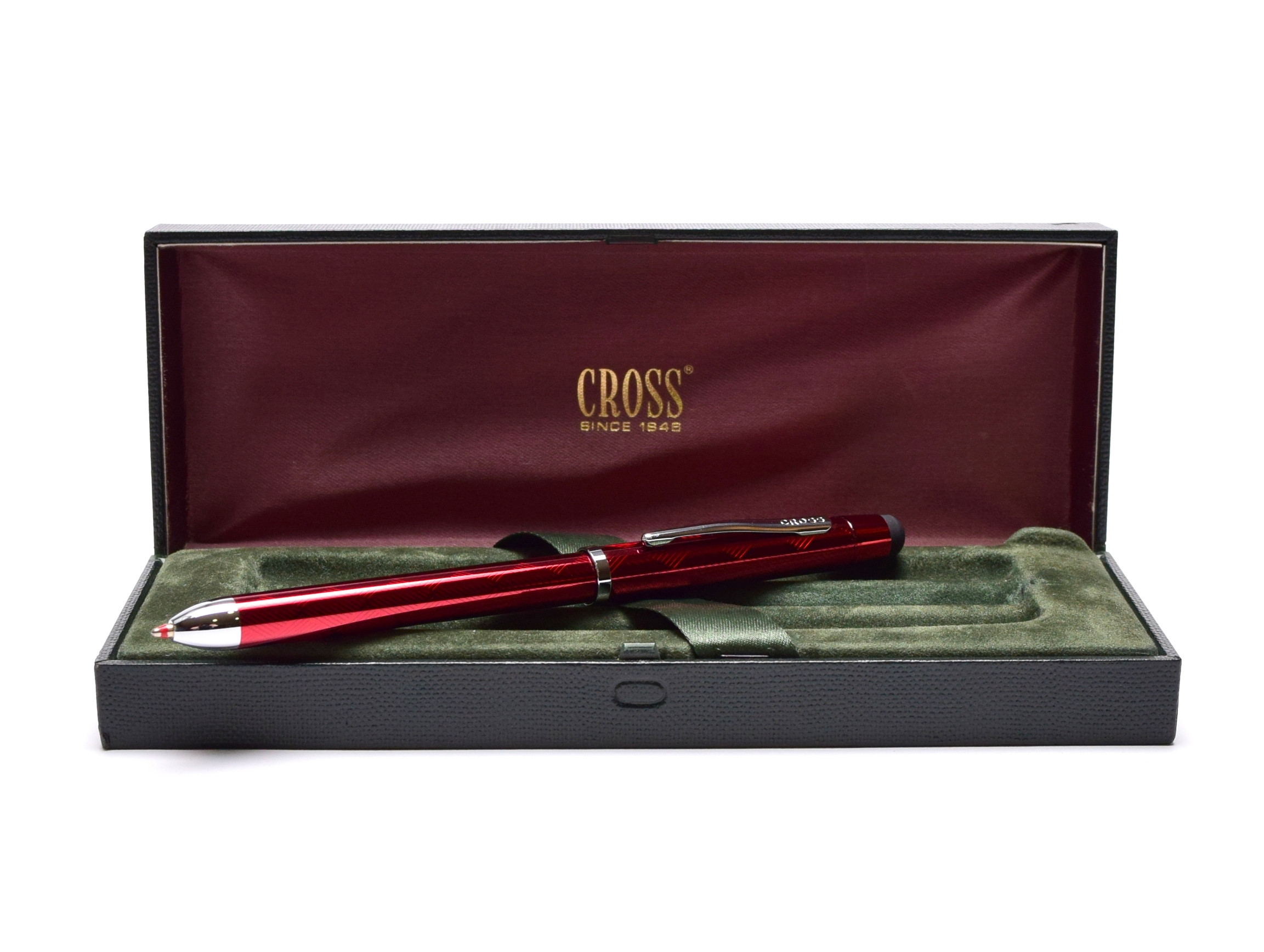 NOS New Cross Tech 3 Combo 3 in 1 Red & Black Ballpoint Multi Pen ...