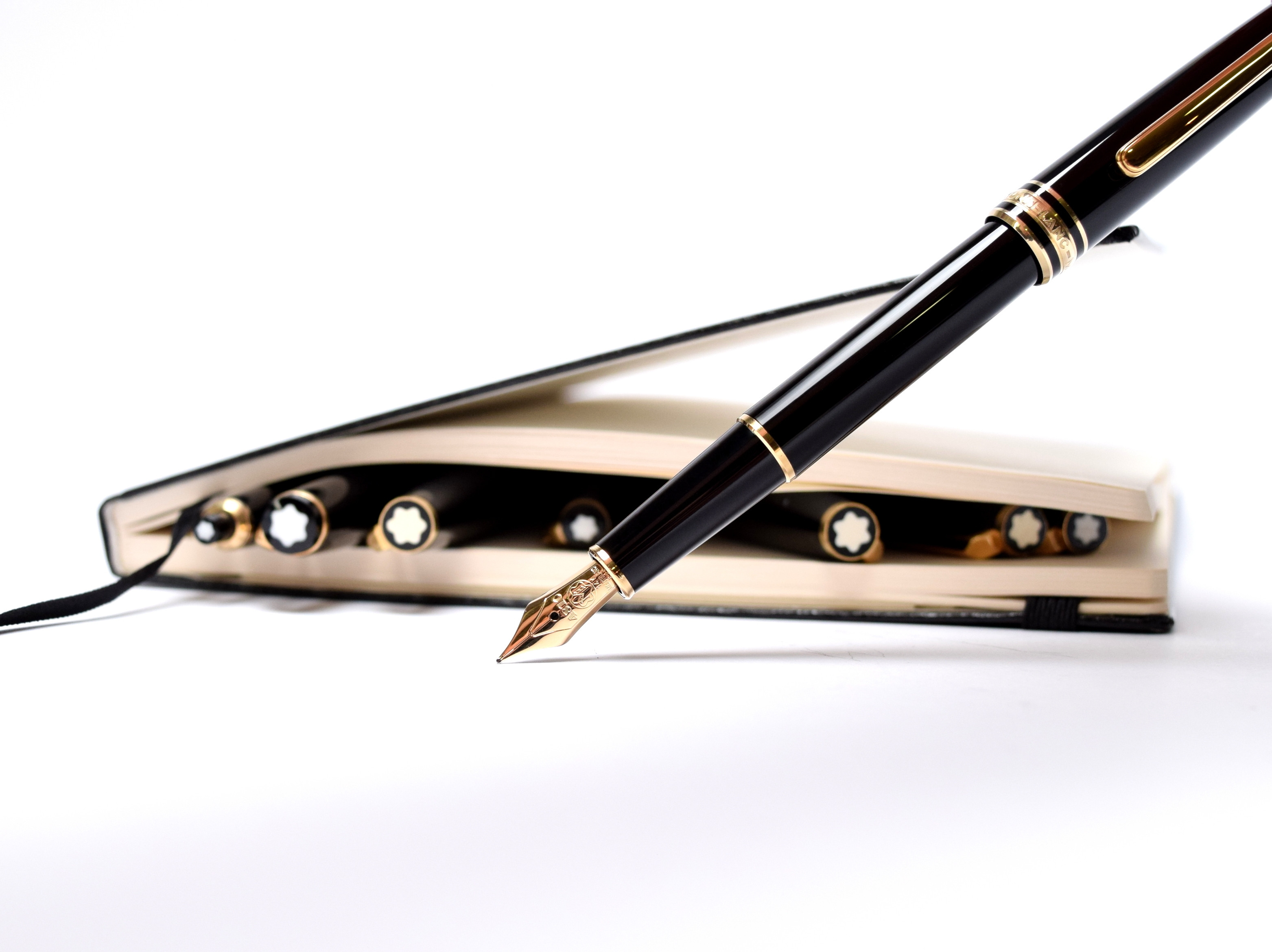 1990s MONTBLANC 144 164 & 165 Meisterstuck Classic Fountain & Ballpoint ...