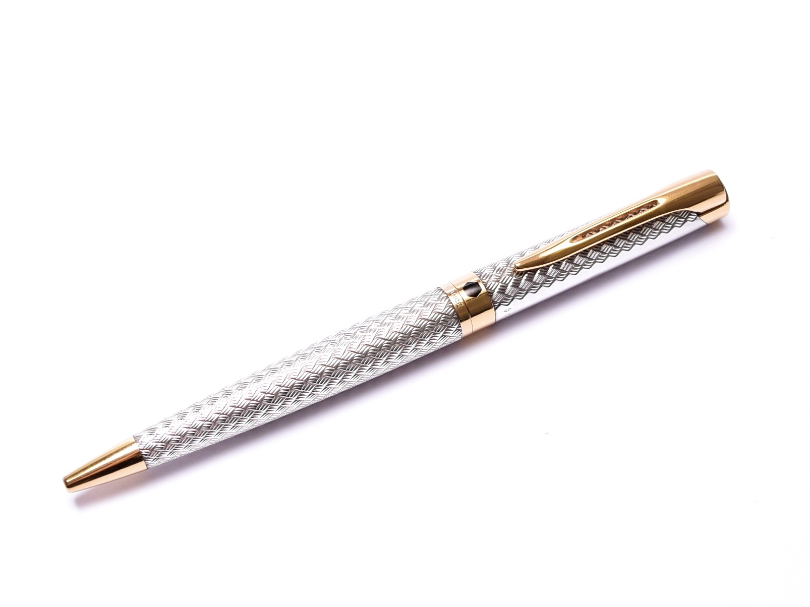 Rare 1990s Solid 925 Sterling Silver & Gold Vermeil Waterman L`Etalon ...