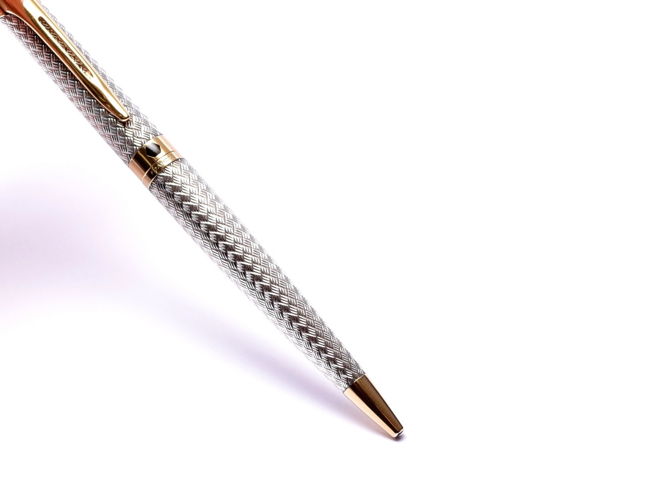 Rare 1990s Solid 925 Sterling Silver & Gold Vermeil Waterman L`Etalon ...