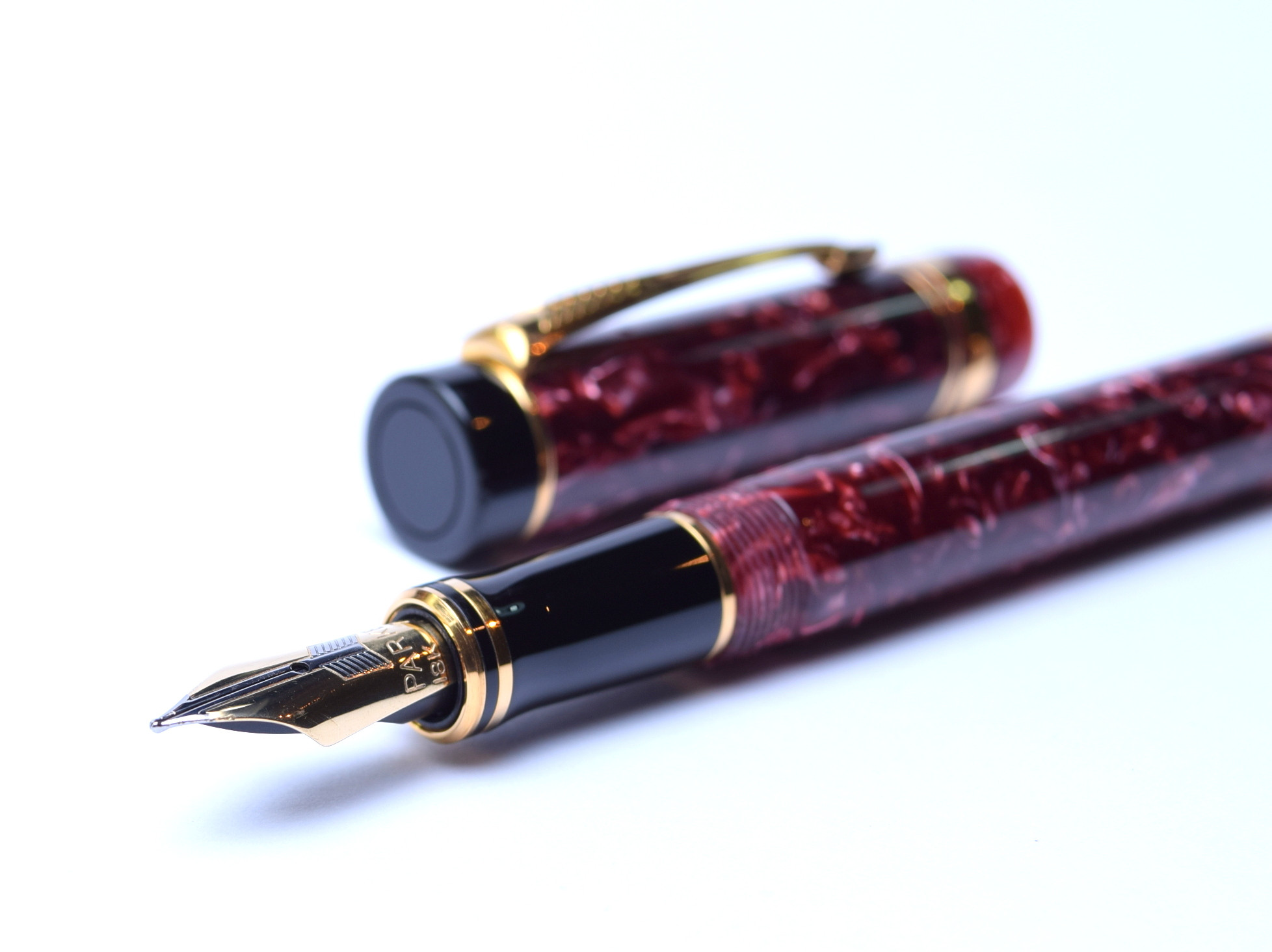 マーブルレ PARKER Duofold Marble Red シャープペンシル パーカー