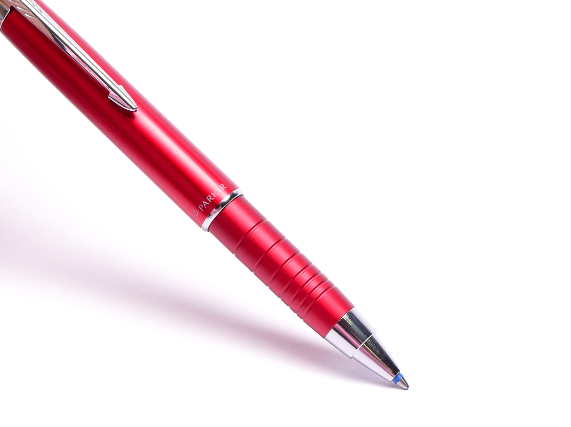 Parker Esprit Electric Red Telescopic Compact Ballpoint Pen Made in France