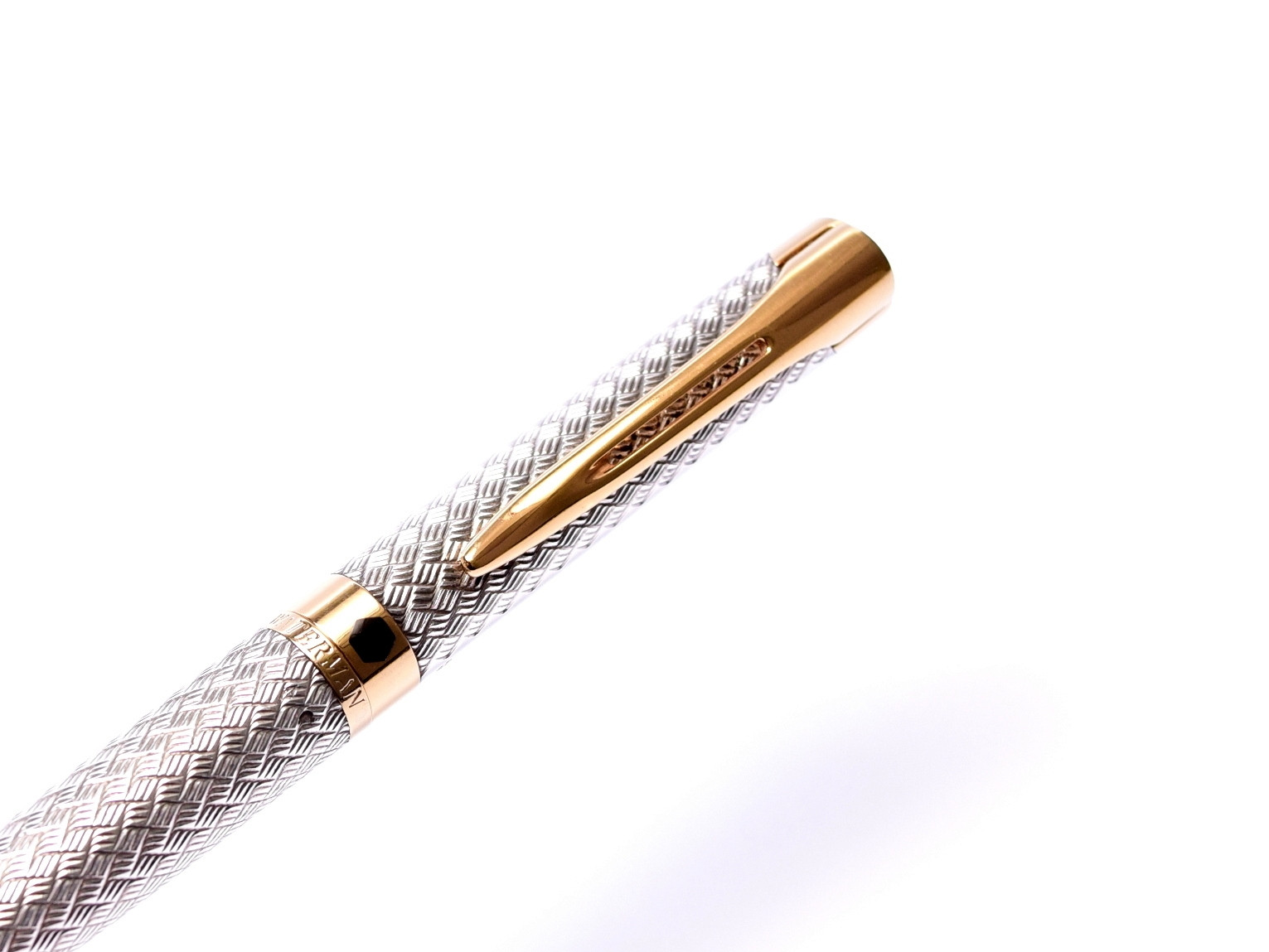 Rare 1990s Solid 925 Sterling Silver & Gold Vermeil Waterman L`Etalon ...