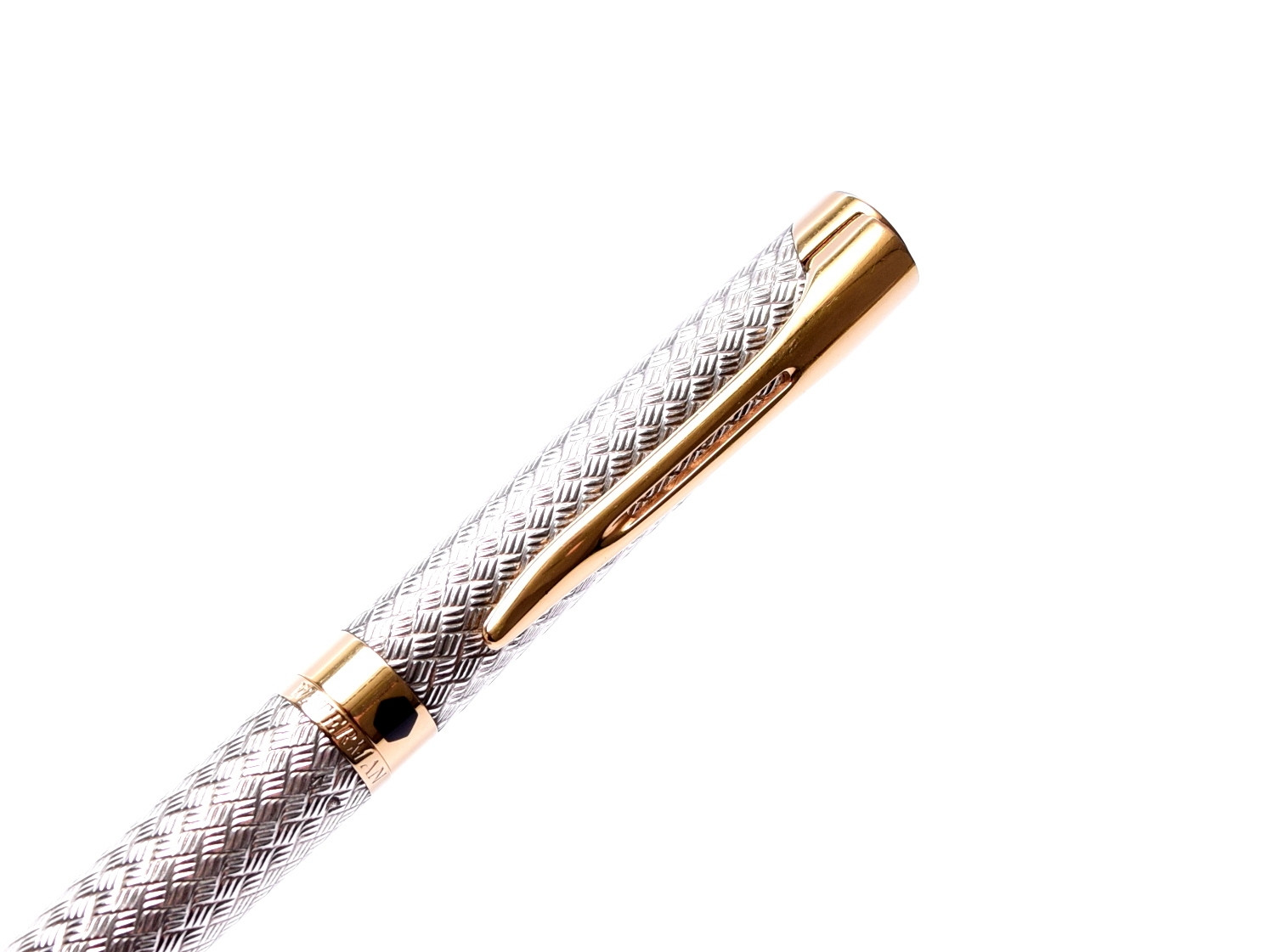 Rare 1990s Solid 925 Sterling Silver & Gold Vermeil Waterman L`Etalon ...