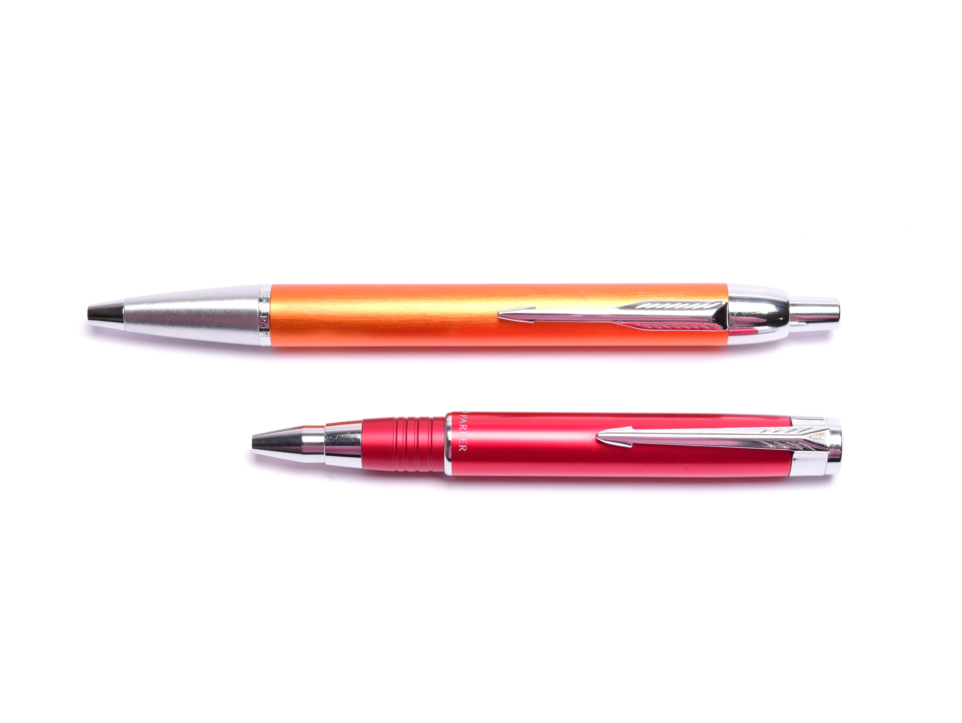 Parker Esprit Electric Red Telescopic Compact Ballpoint Pen Made in France