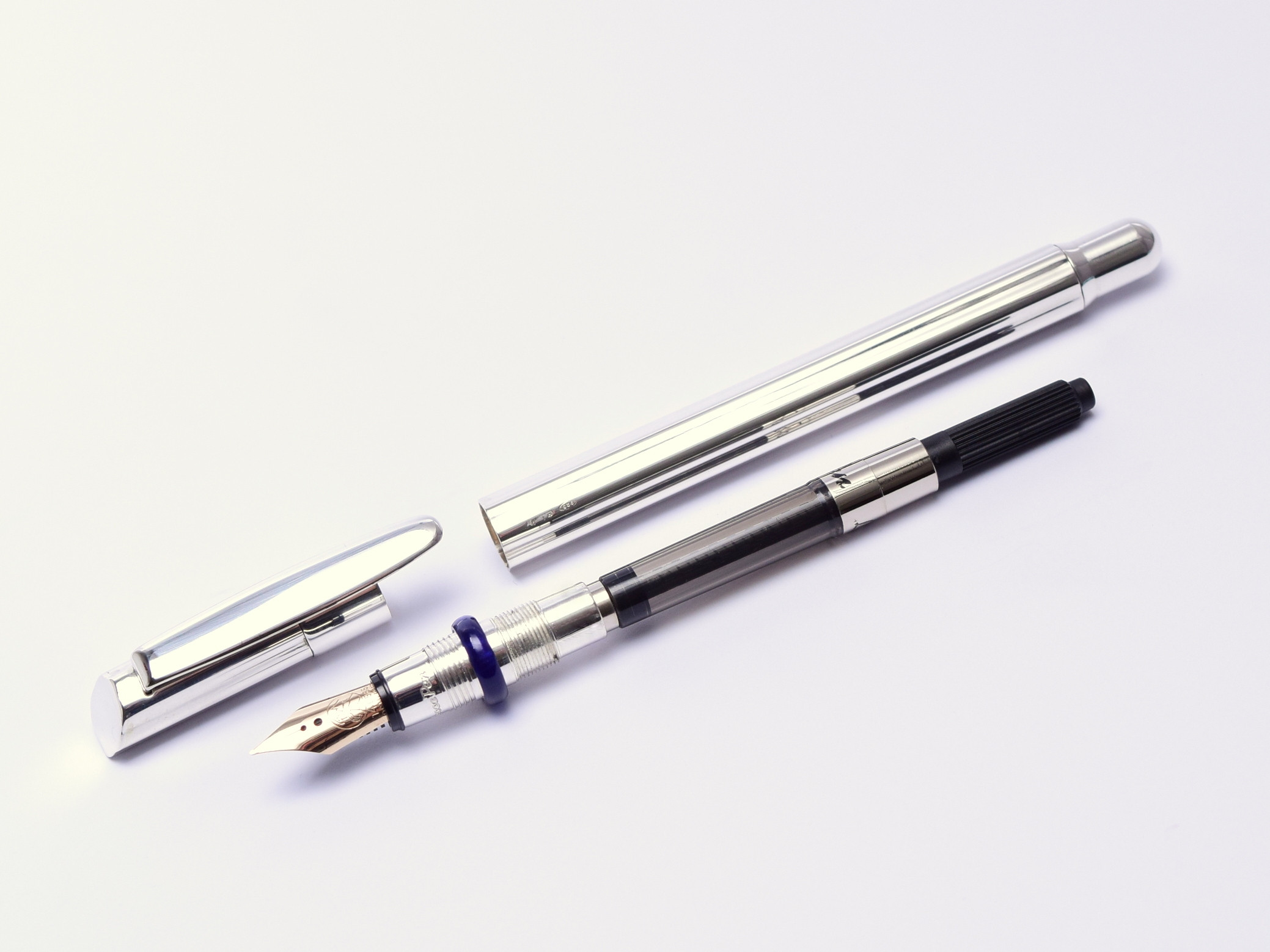 Beautiful 1980s LECCE PEN Made in Italy Solid 925 Sterling Silver 14K ...