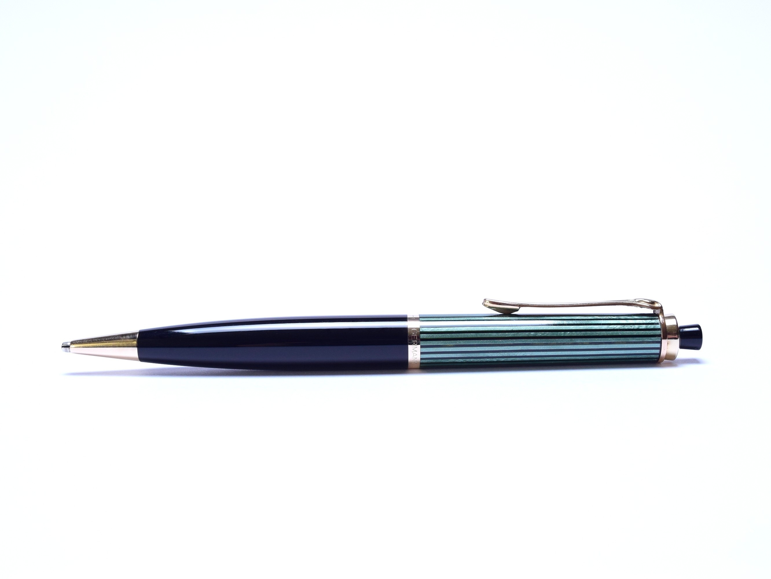 Rare 1950s Pelikan 450 Tortoise Green Striped & Gold Filled Trims ...