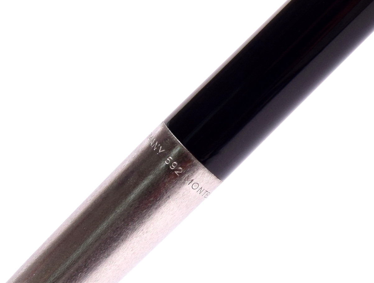 1970’s Montblanc Carrera 592 Vintage Push Button Mechanism Black Resin ...