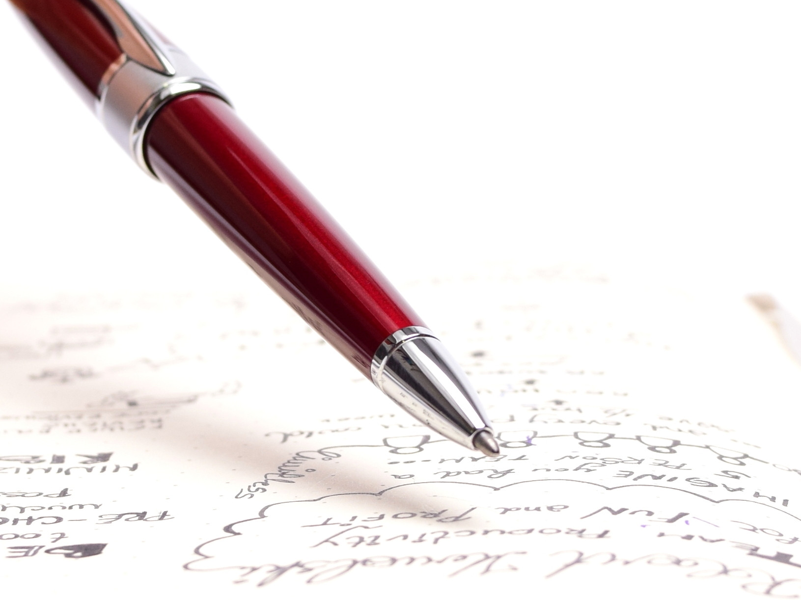 Cross Apogee Titan Maroon Red Twist Retract Mechanism Ballpoint Pen in Box