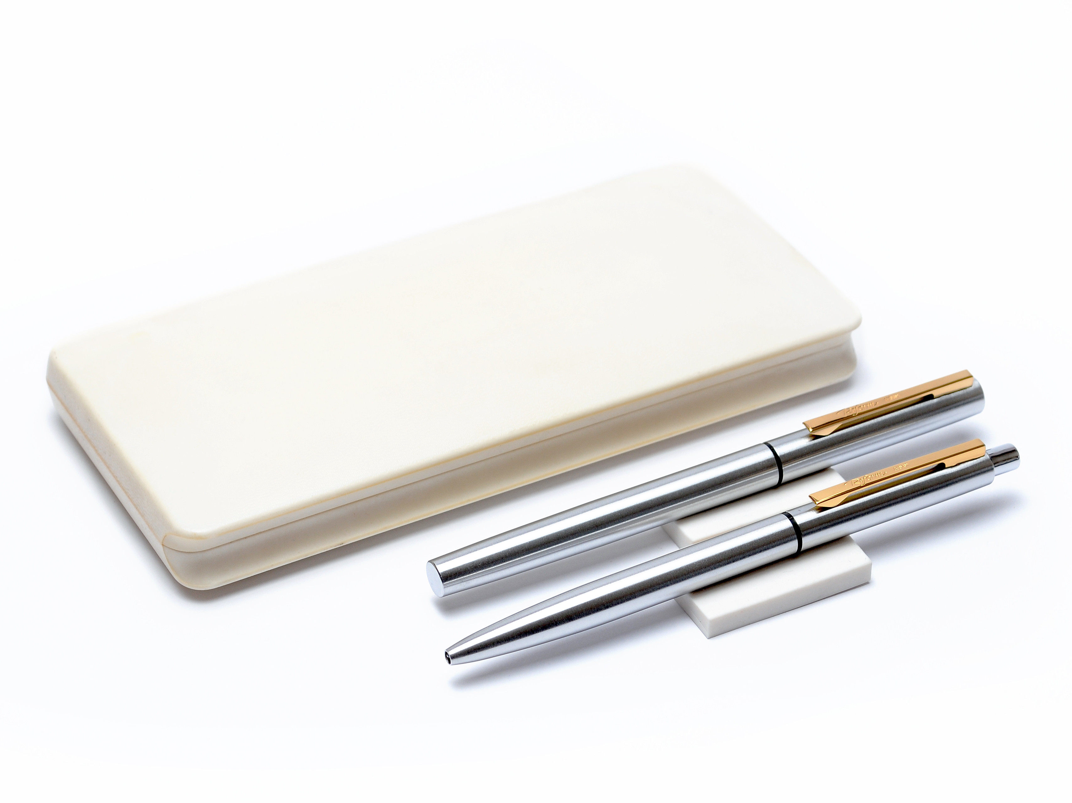 Vintage 80's Reform Brushed Matte Steel EF Gold Nib Fountain ...