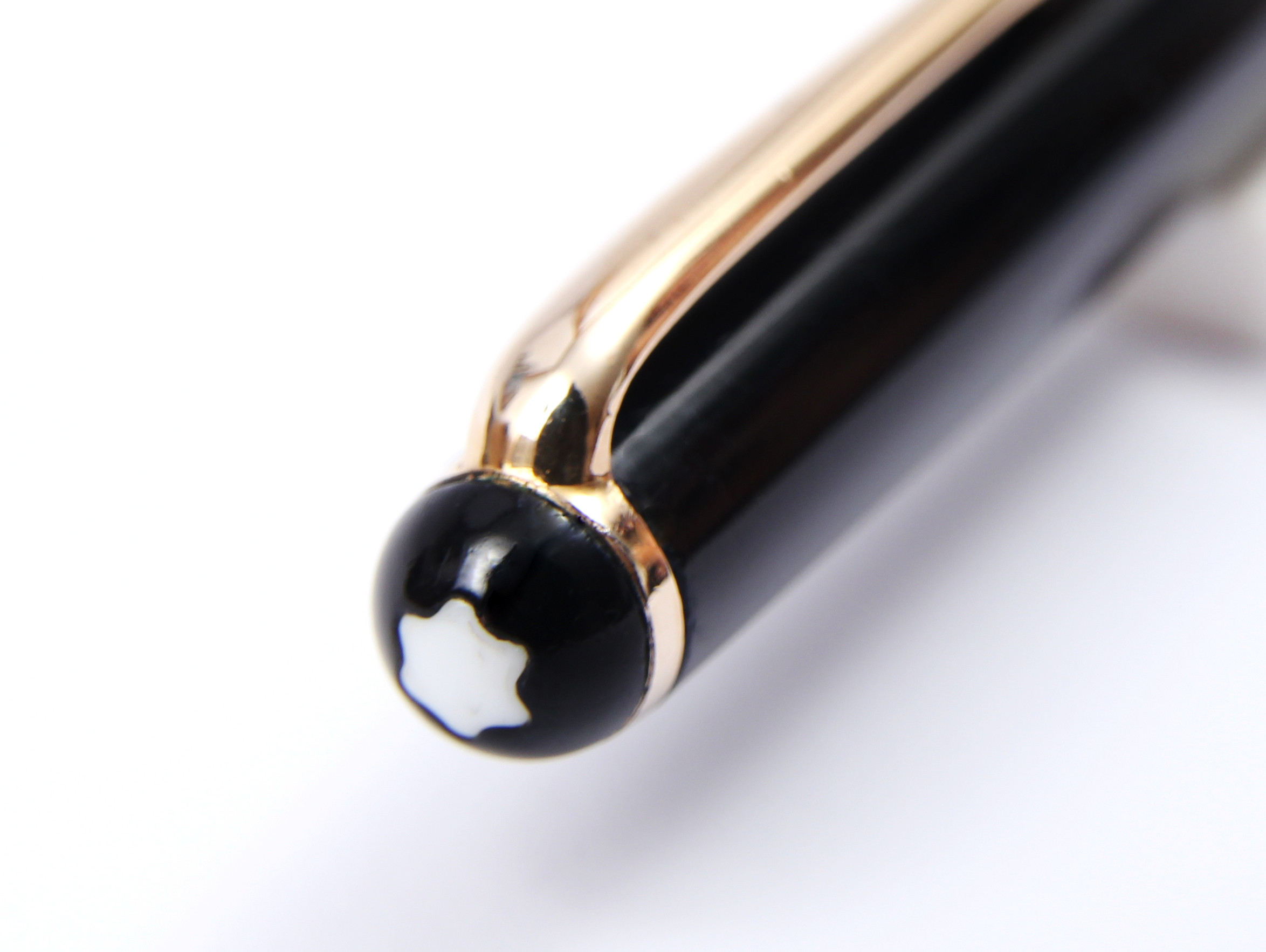 Rare 1950s Montblanc Pix No. 275 1.18mm Lead Black Resin Push Button Repeater Mechanical Pencil